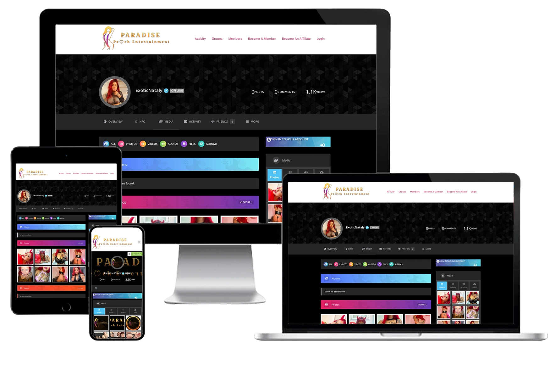 ParadisePeachEntertainment.com | OASysTech